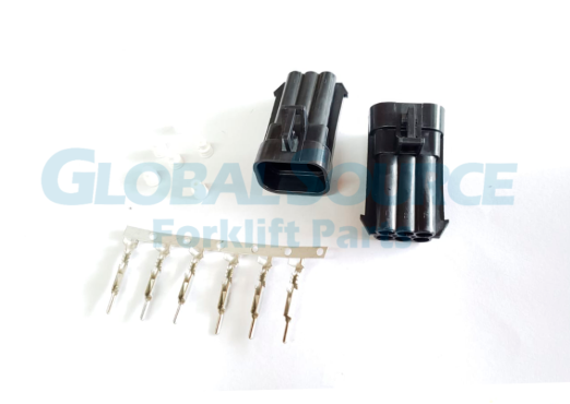Detalhes do produto CONECTOR 6 VIAS DELPHI FEMEA